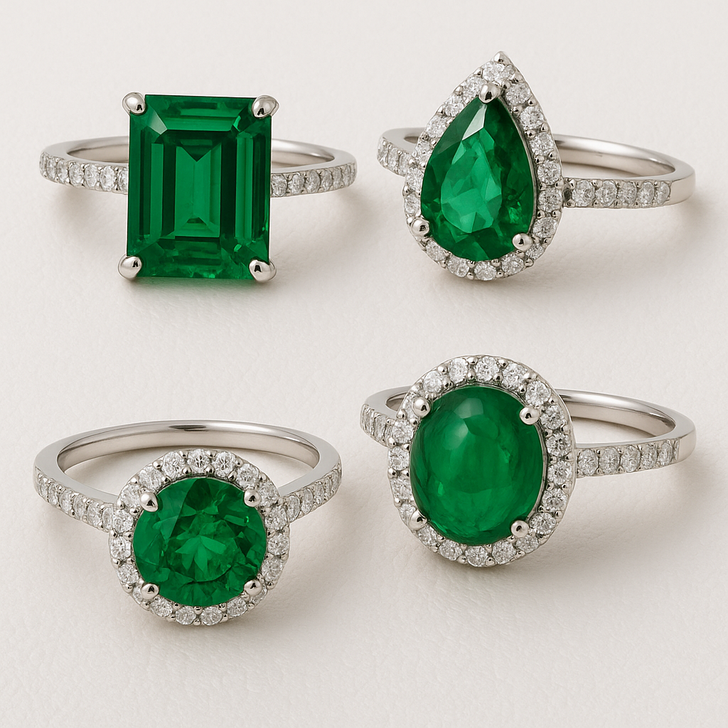 Best Green Gemstones for Engagement Rings – YourAsteria