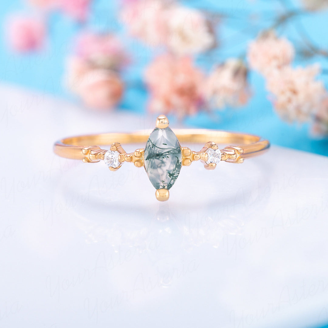 Buy Engagement Rings under 300. Dainty Handmade YourAsteria